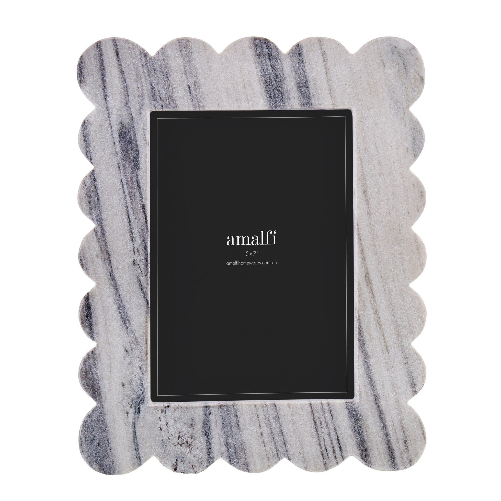Arlet Photo Frame 5x7" White & Grey Marble