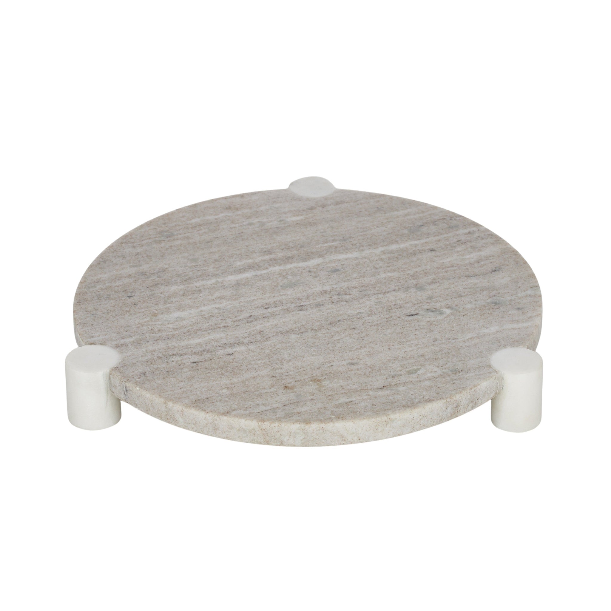 Kitson Round Marble Board 30cm Beige