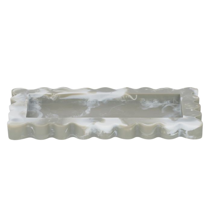 Ari Lucite Resin Tray - Sage